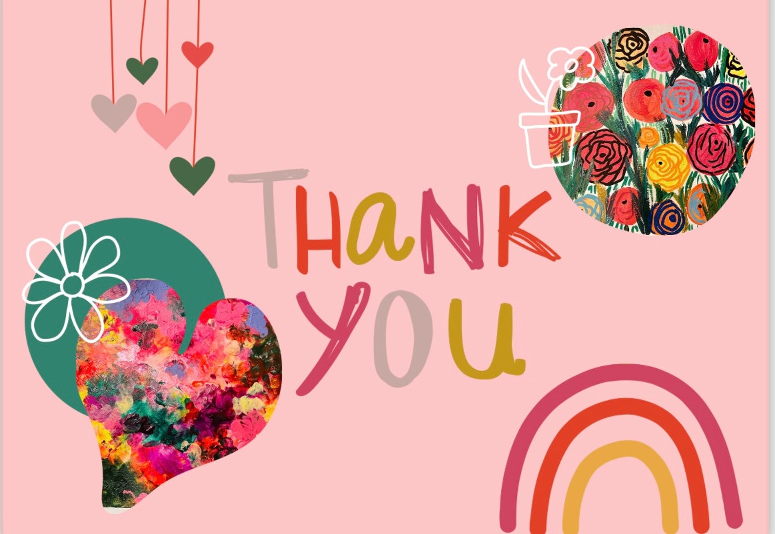 Digital Thank You Card - Etsy