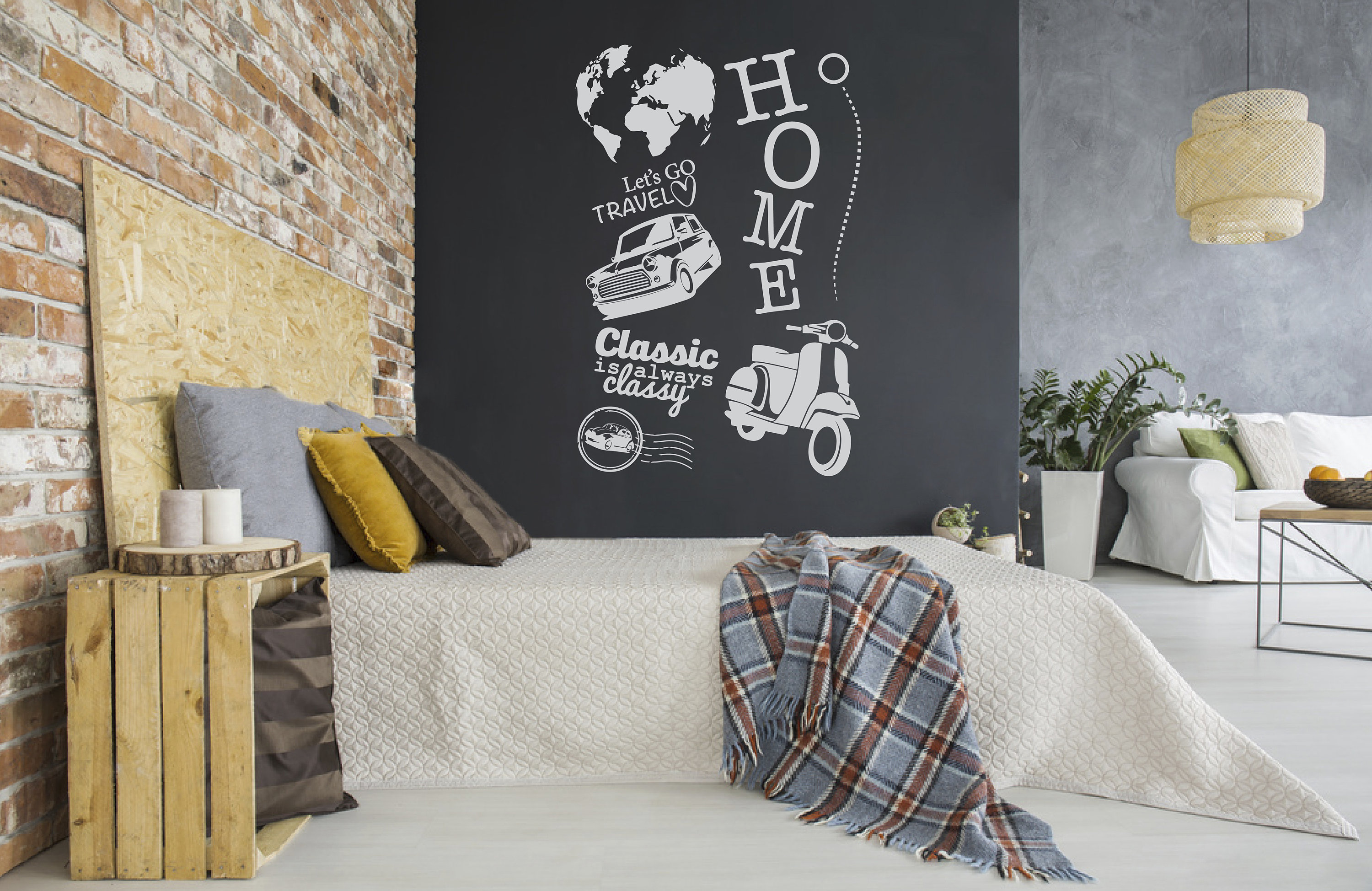 Vector Classic Car, Wall Decal, Vinyl, Home Cut File, Transportation ...