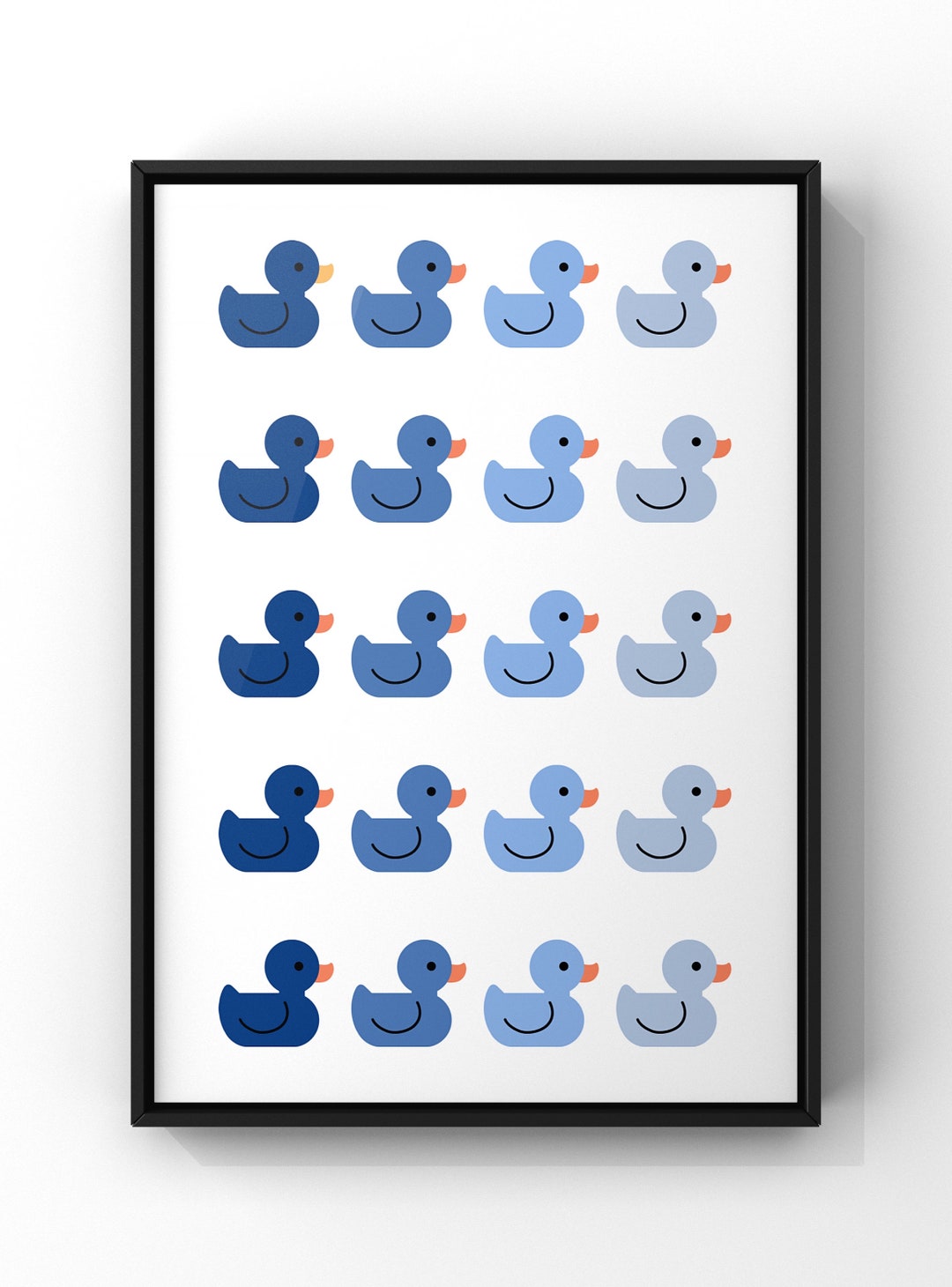Cute Bathroom , Bathroom Ducks, Bathroom Wall Art, Framed Prints ...