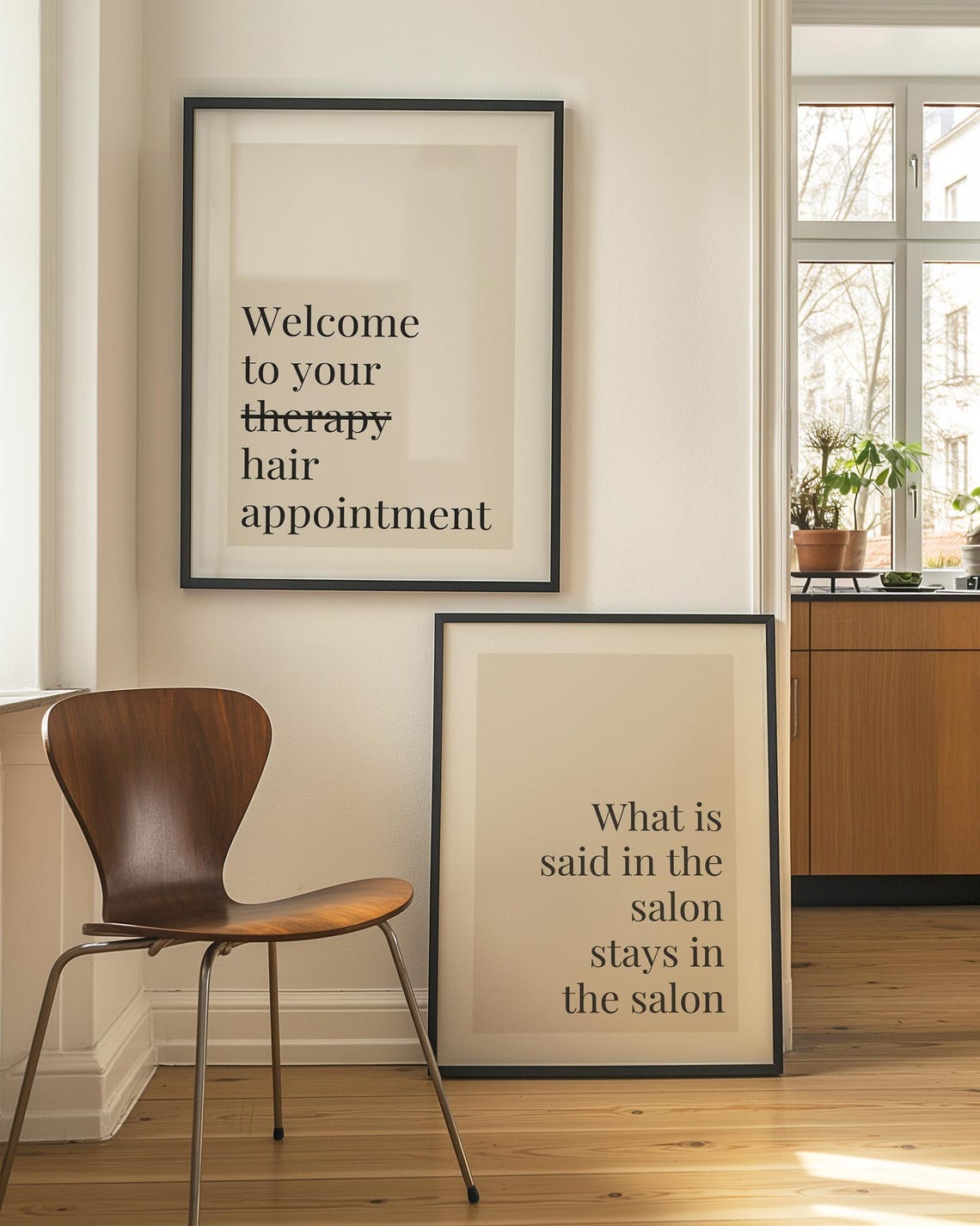Set of 2 Salon Prints - Salon Decor - Hair Dressers Wall Art - Etsy