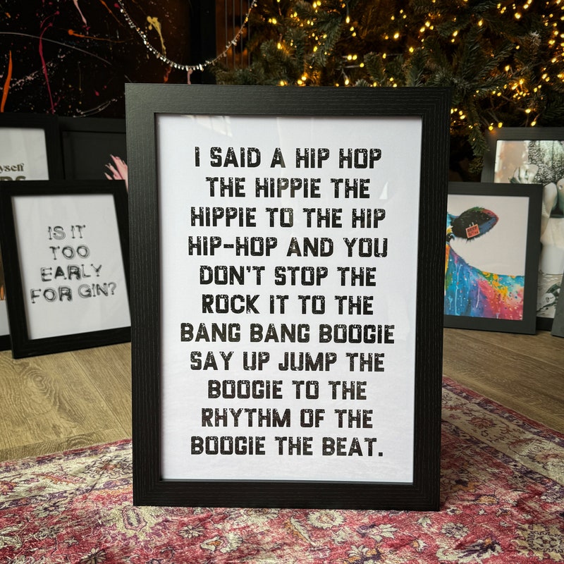 90s Hip Hop Lyrics - Etsy