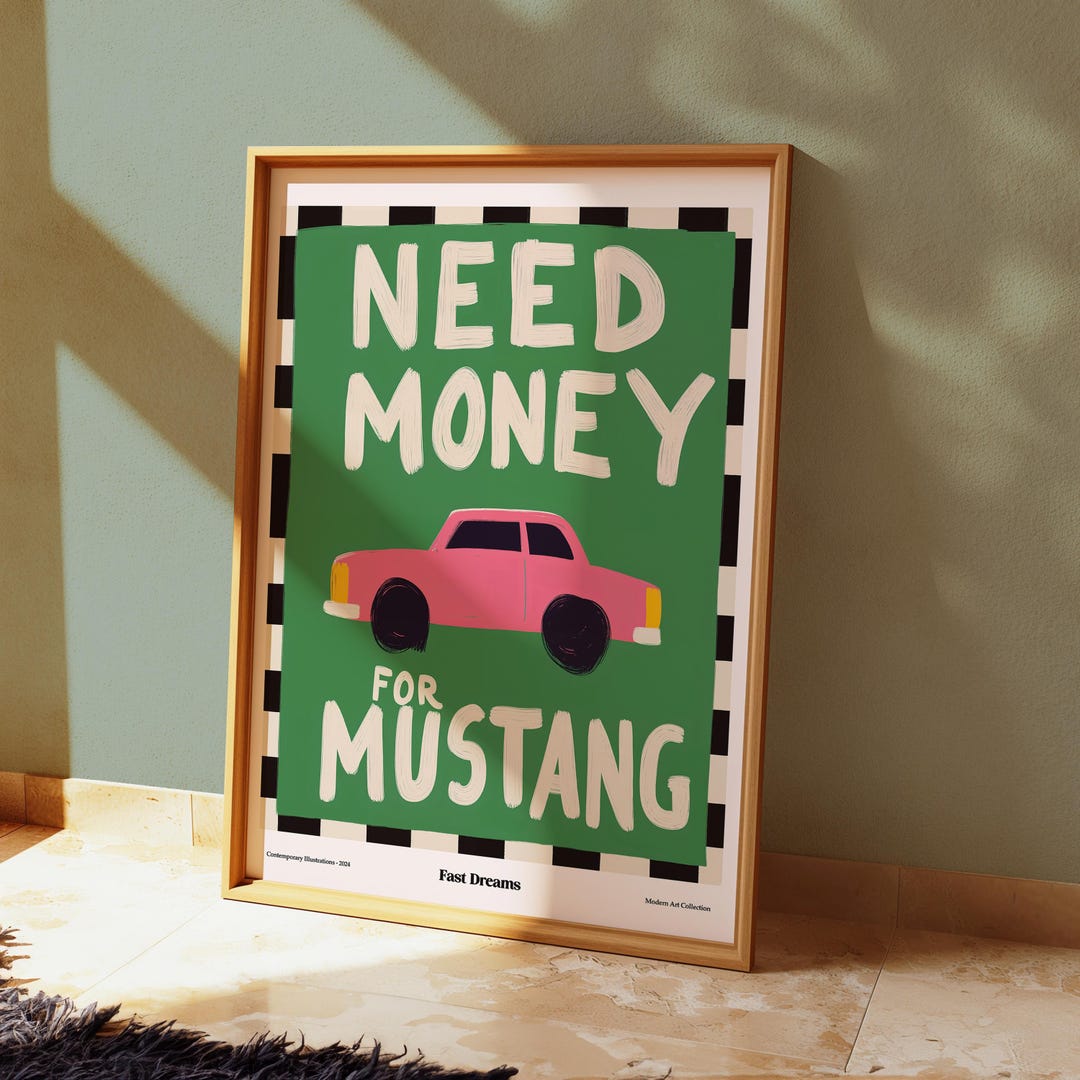 Dopamine Decor, Fun Wall Art, Fun Posters, Colourful Prints, Colourful ...