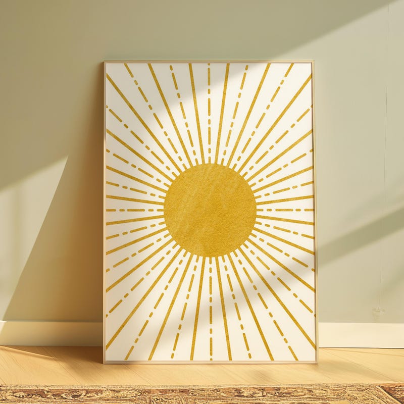 Yellow Wall Art - Etsy