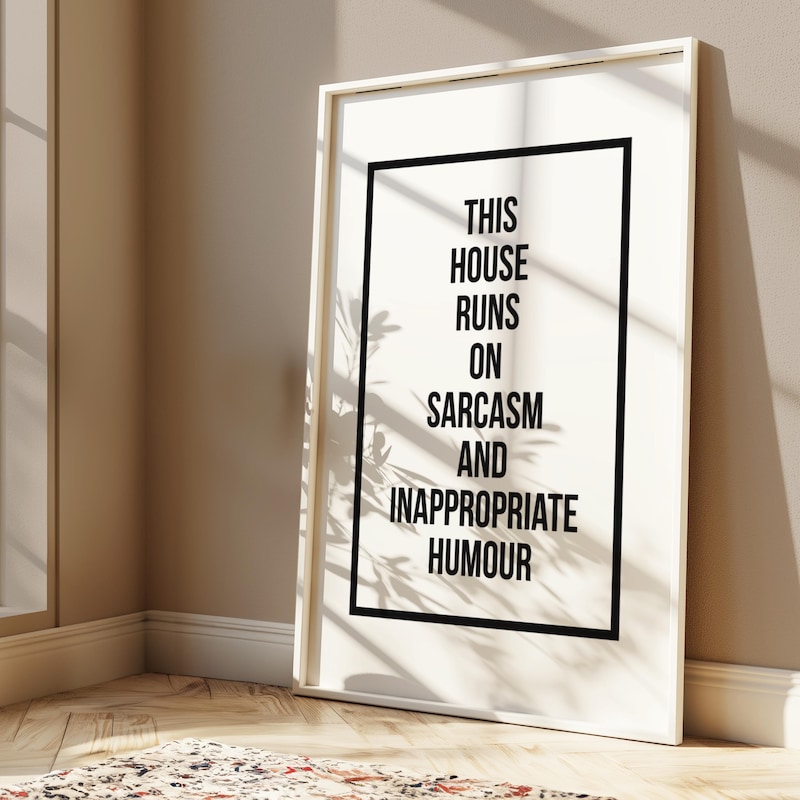 Funny House Signs Decor - Etsy UK