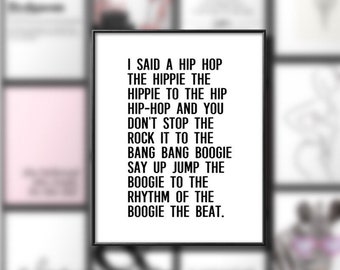 Rap Lyrics | Etsy