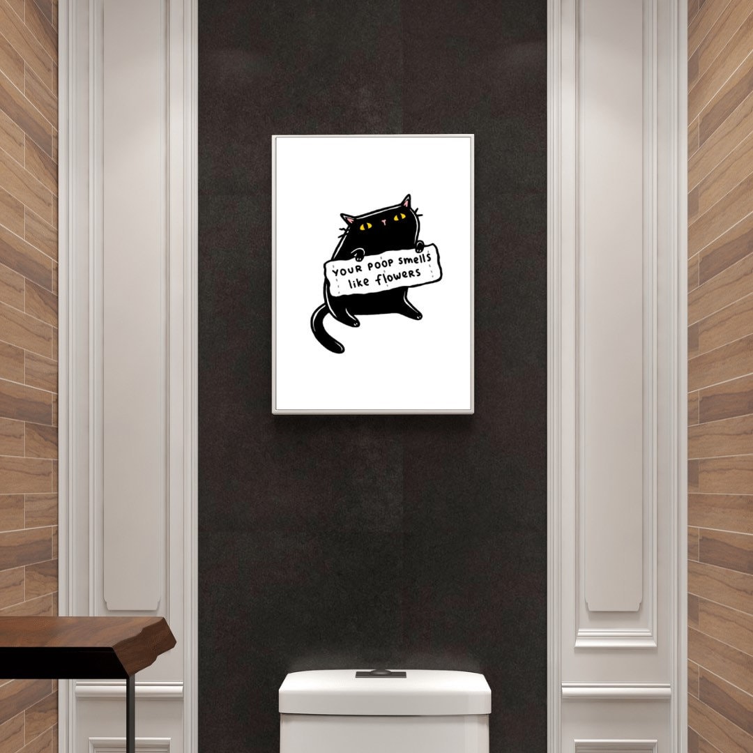 Funny Bathroom Prints Bathroom Decor Bathroom Accessories - Etsy