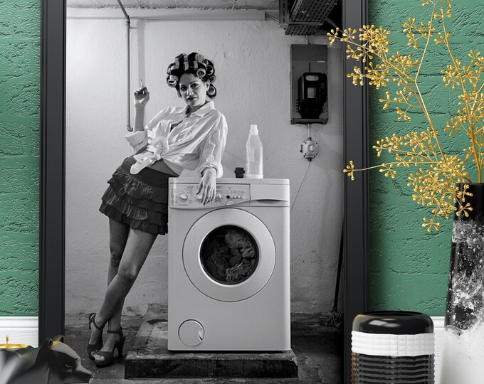 Lets Get Ready to Tumble Print - Laundry Room Print, Utility Room ...