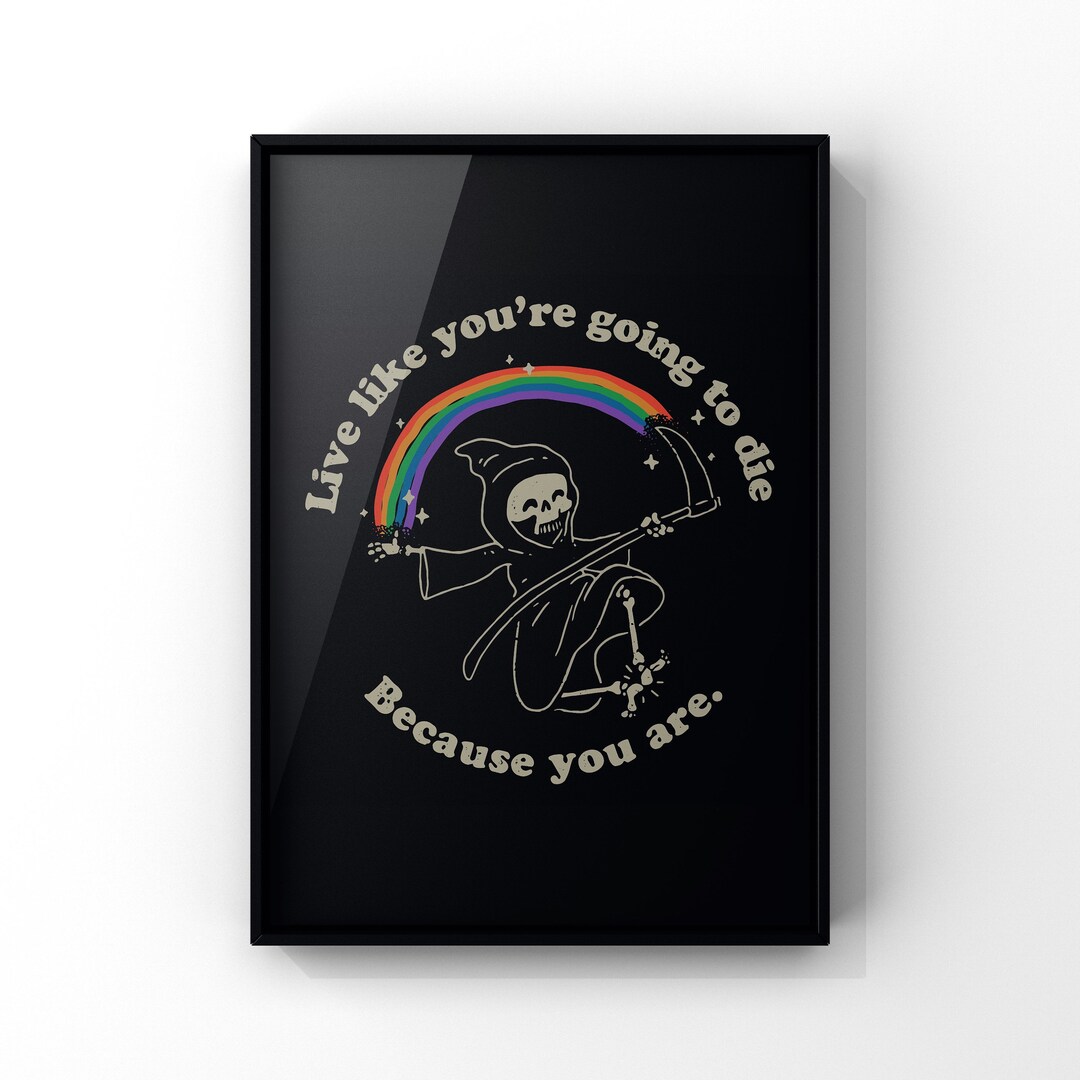 Skull Print, Skull Decor, Skull Wall Art, Gothic Decor, Black and White ...