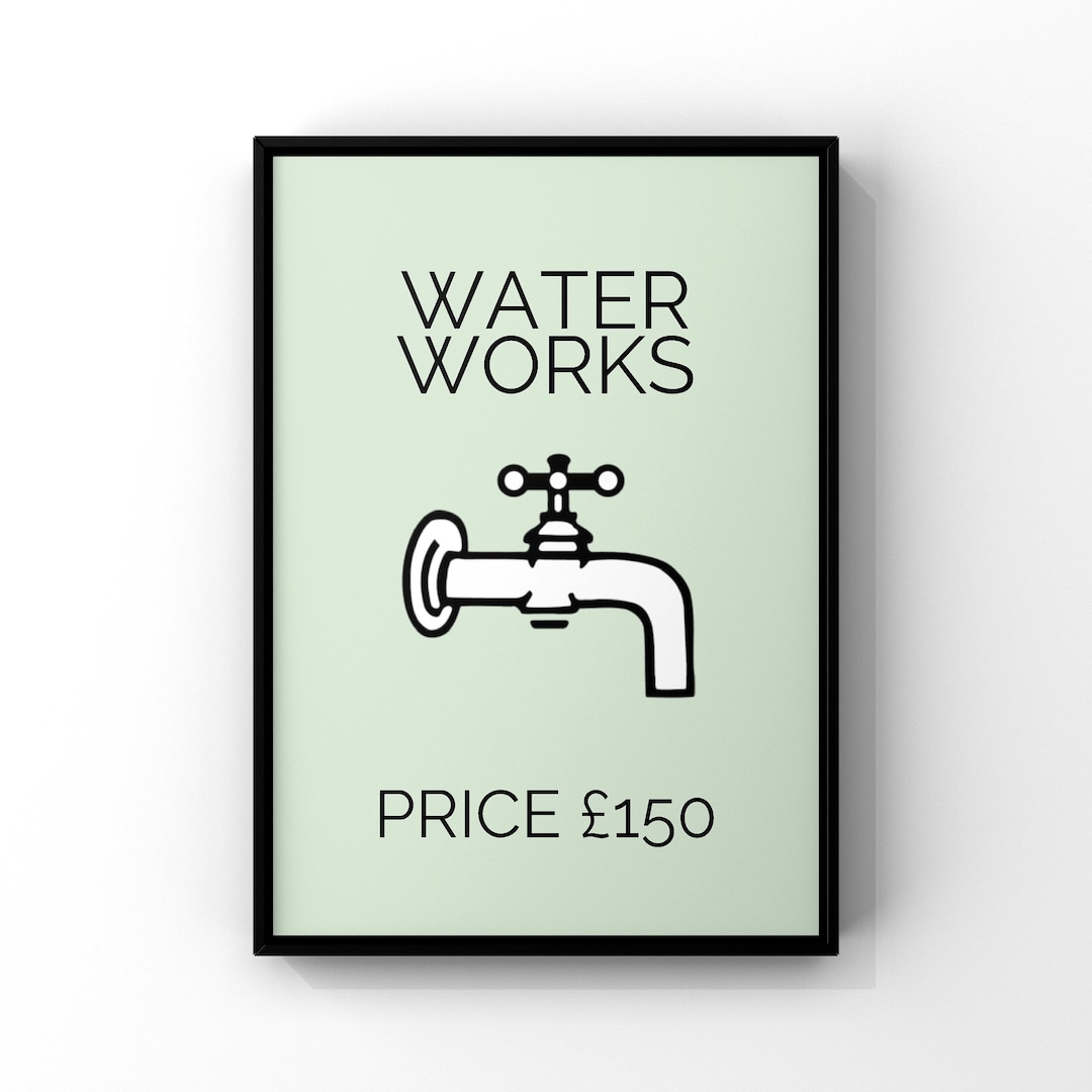 Waterworks Bathroom Print, Bathroom Decor, Bathroom Accessories, Prints ...