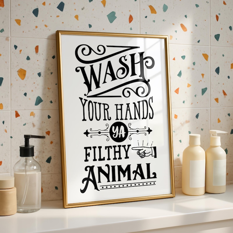 A5 Wash Your Hands Print - Etsy UK