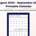 Buy August 2024 Calendar,september 2024 Calendar,august 2024 Sep 2024 ...