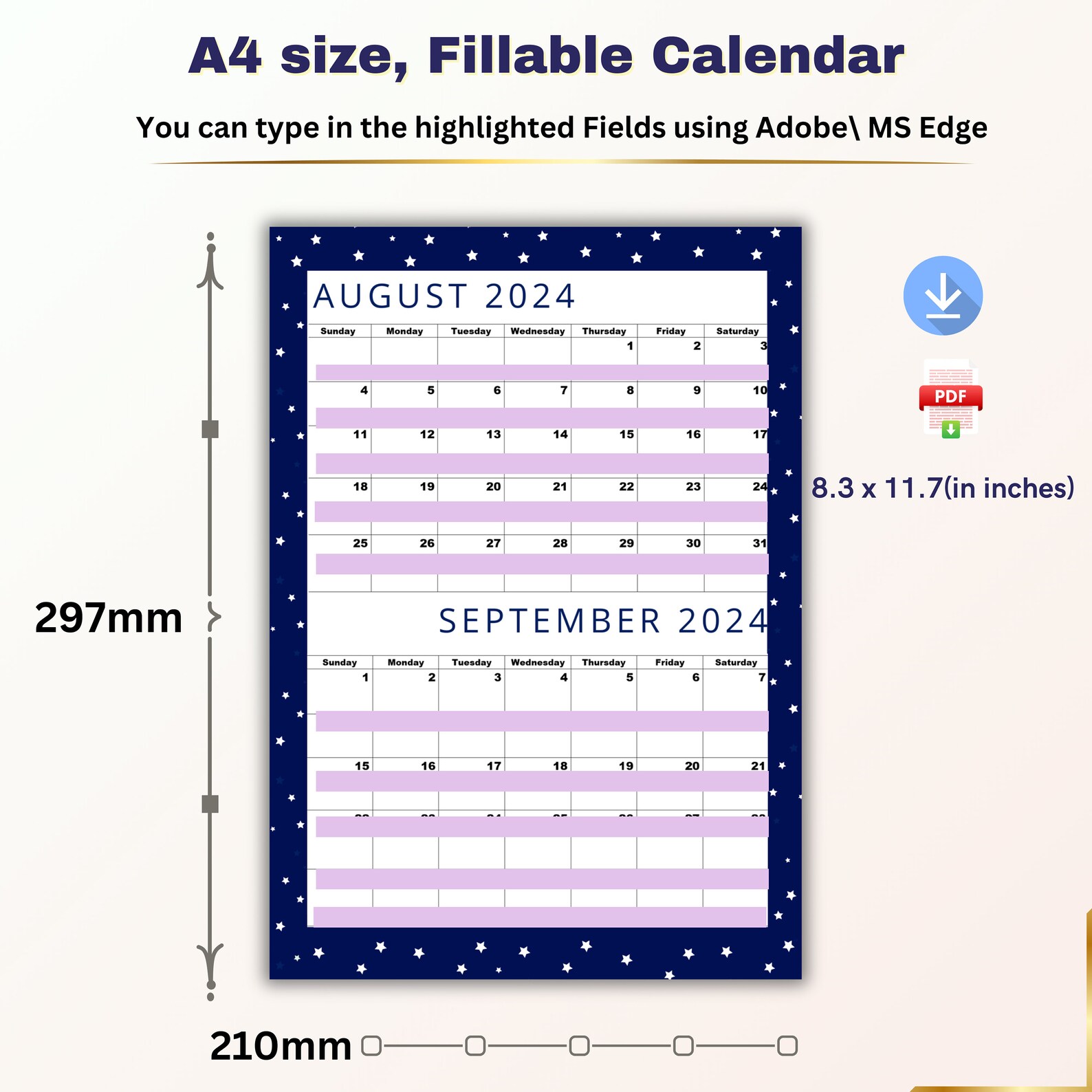 Buy August 2024 Calendar,september 2024 Calendar,august 2024 Sep 2024 ...