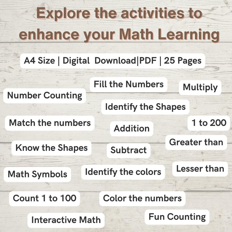 Number Buddies Math Worksheets for Kids | Fun Early Learning Printable ...