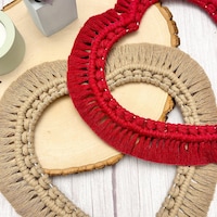 Rainbow Macrame Frame: 3mm MDF Wood Boho Wall Hanging - Etsy