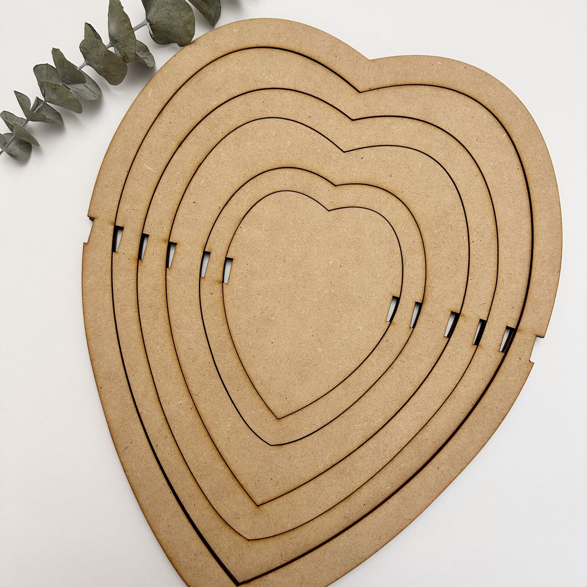 Set of 6 Sizes of Macrame Cutting Tool, Feather Template, Wood Leaf ...