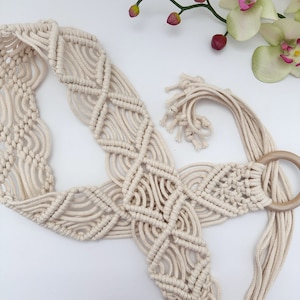 Macrame Belt, Woven Belt, Hippie Belt, Boho Belt, Retro Belt, Rope Belt ...