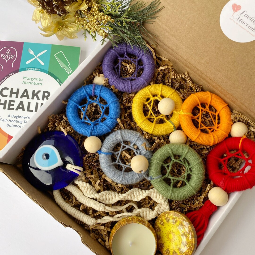 Zen Gift Box | Macrame Gift Box | Chakra Gift Set | Yoga Kit | Gift Box ...