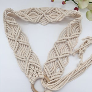 Macrame Belt, Woven Belt, Hippie Belt, Boho Belt, Retro Belt, Rope Belt ...