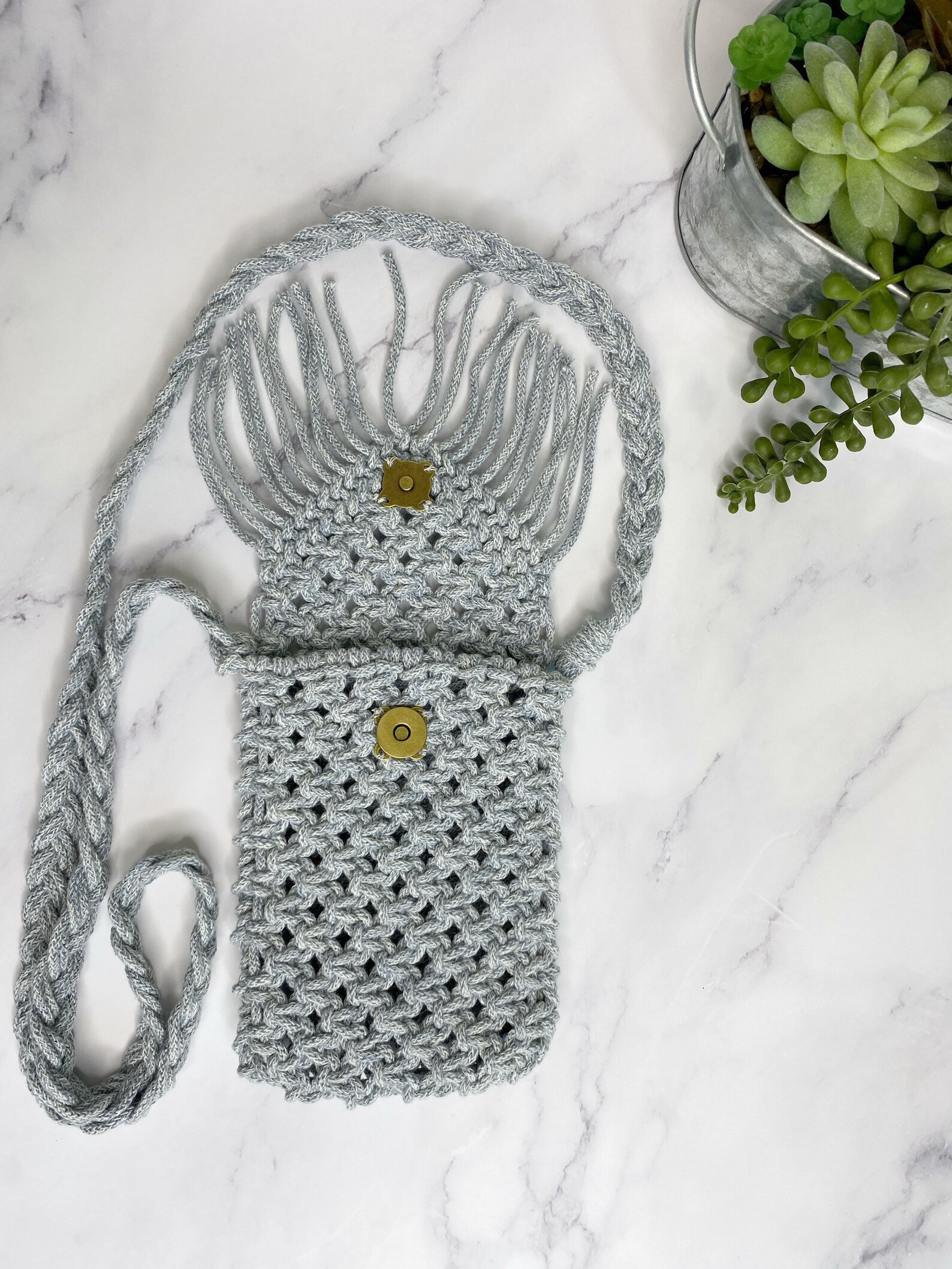 Macrame Cell Bag, Macrame Phone Bag, Boho Cell Phone Bag, Phone ...