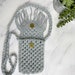 Macrame Cell Bag, Macrame Phone Bag, Boho Cell Phone Bag, Phone ...