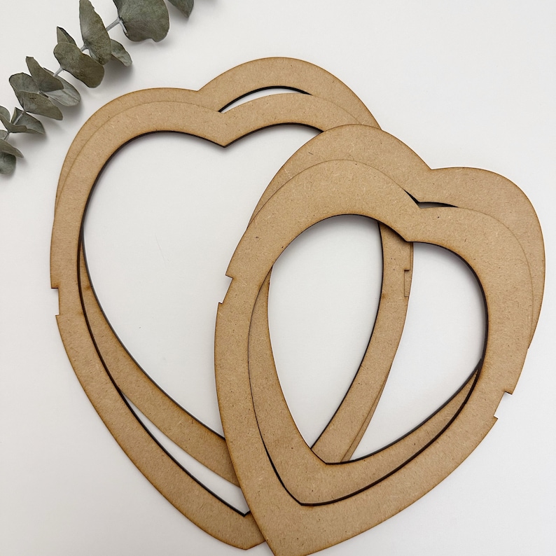 Set of 6 Sizes of Macrame Cutting Tool, Feather Template, Wood Leaf ...