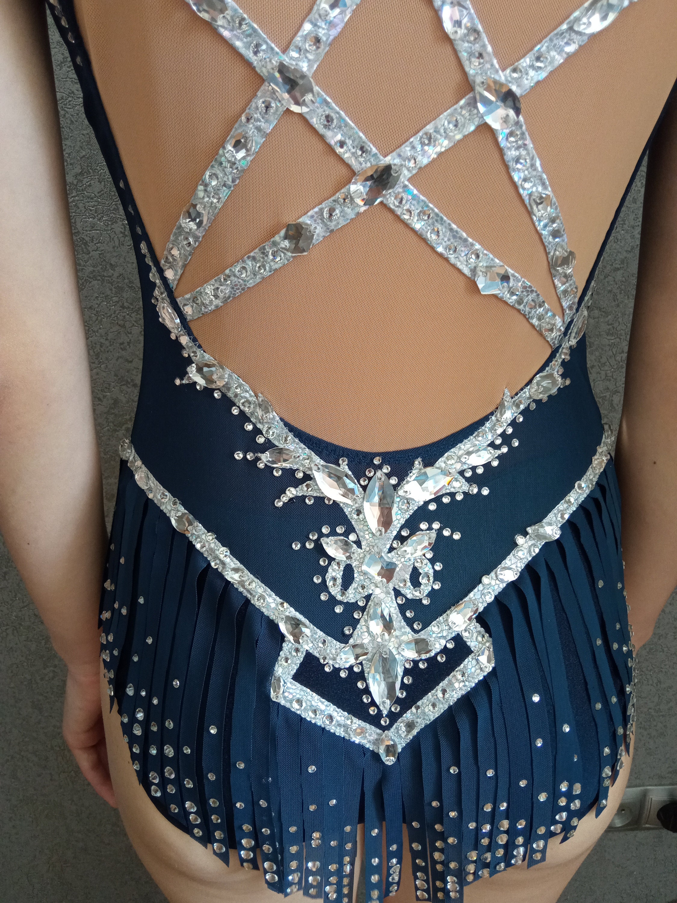 Navy Blue Leotard for Rhythmic Gymnastics - Etsy