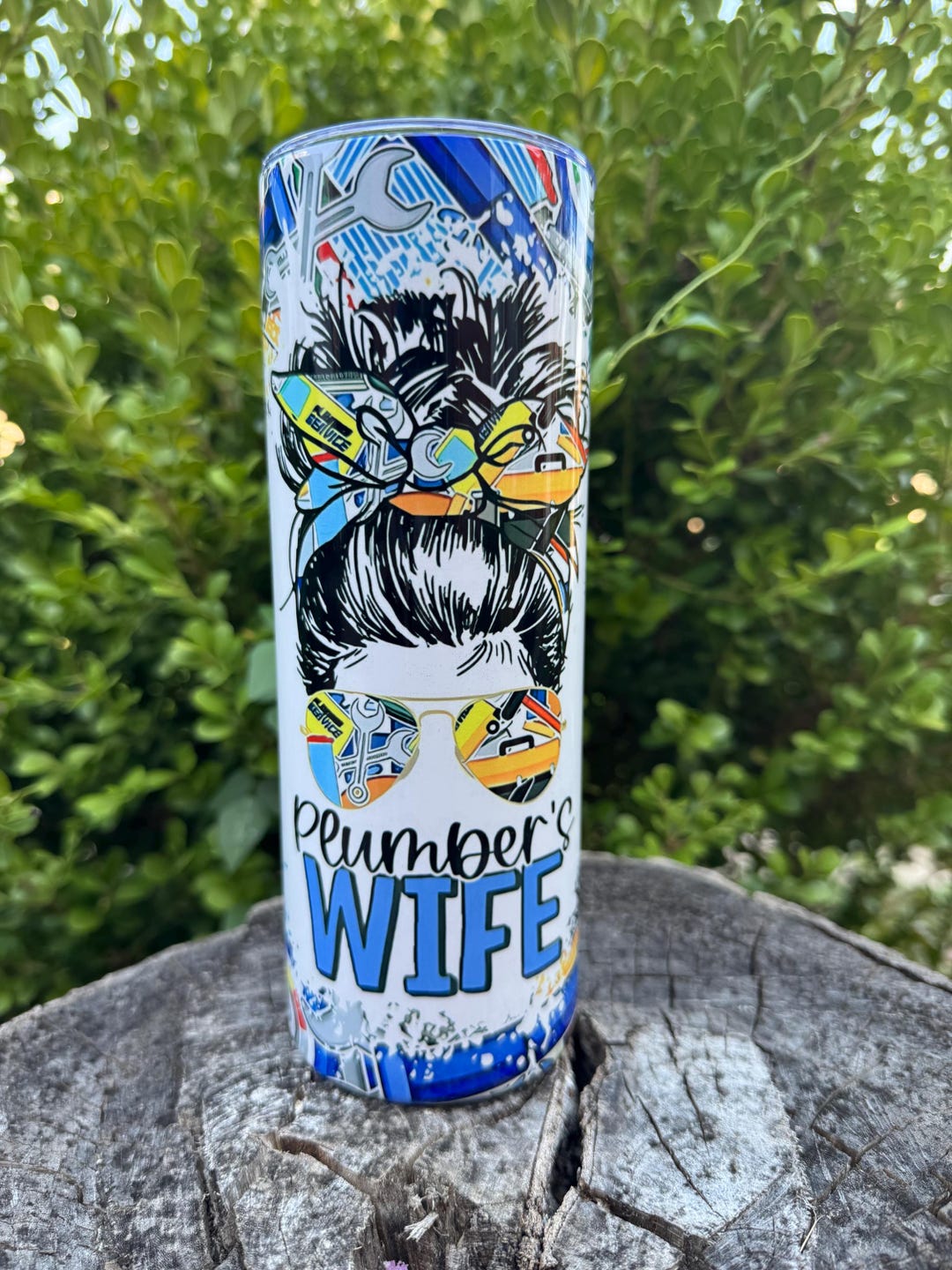 Personalized Plumber Wife Tumbler Cup, Plumbing Wife Gift, Custom ...