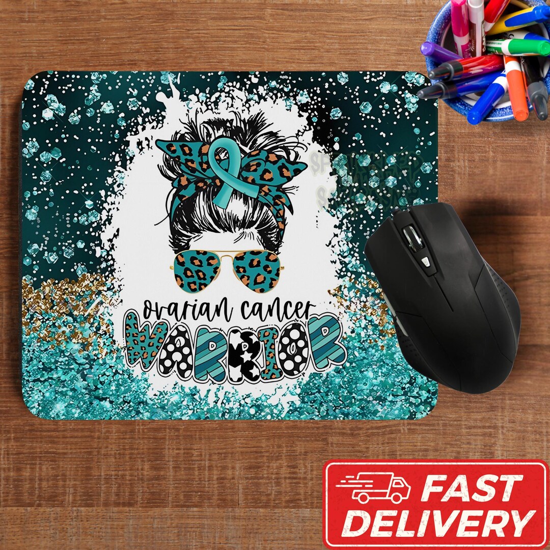 Personalized Ovarian Cancer Mousepad, Ovarian Cancer Awareness, Cancer ...