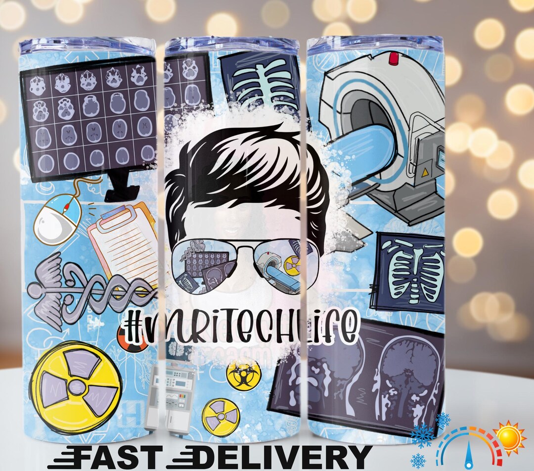 Custom MRI Tumbler 20oz Stainless Steel Travel Cup, Personalized ...