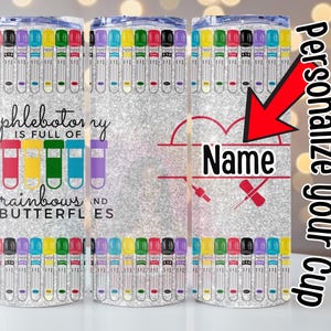 Personalized Phlebotomist Tumbler, Phlebotomy Gifts, Phlebotomist ...