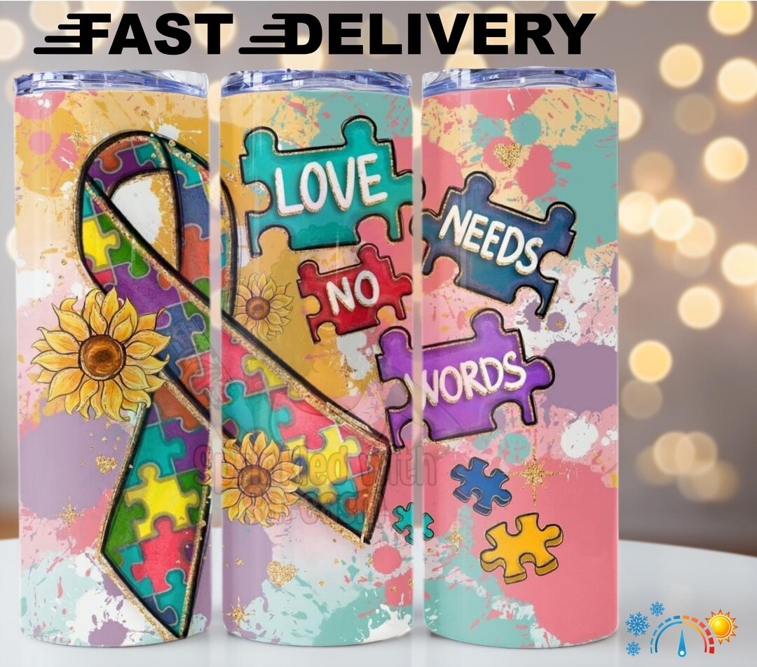 Personalized Autism Cup, Autism Awareness, Autism Life Cup, Autistic ...