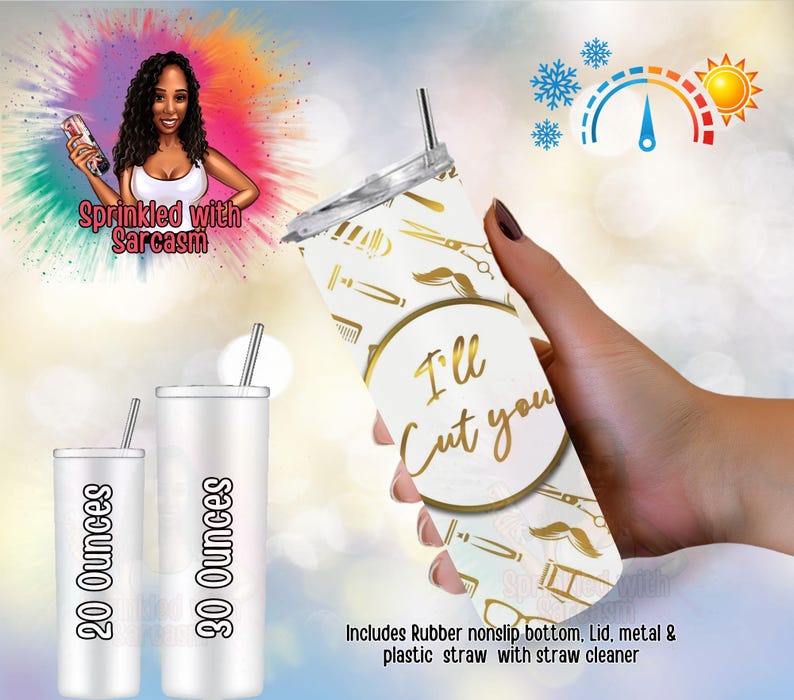 Personalized Barber Gift, Gift for Hair Stylist, Barber Tumbler, Barber ...