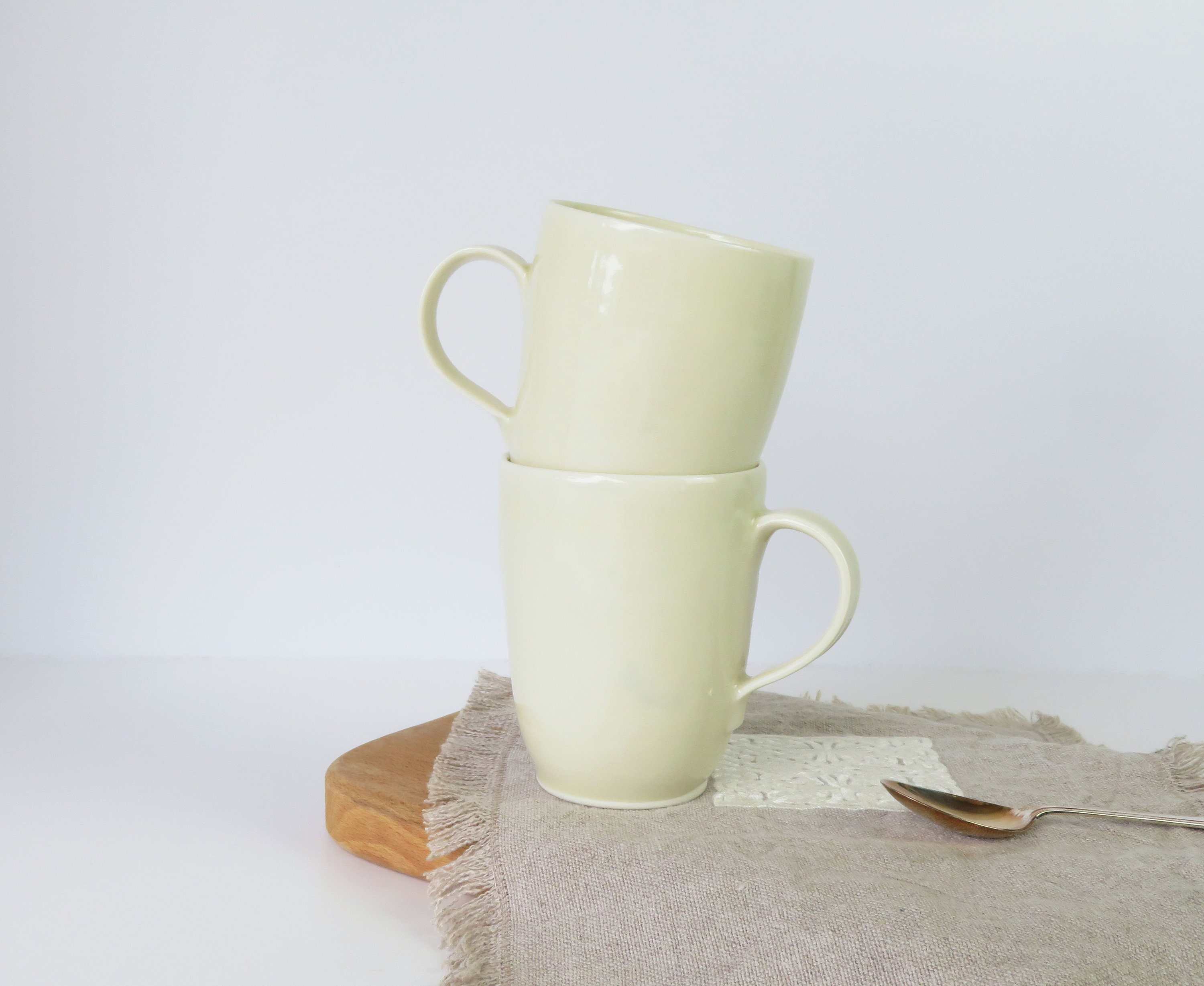 The Everyday Mug |medium Sized Porcelain Mug | Mug for Tea |coffee Mug ...