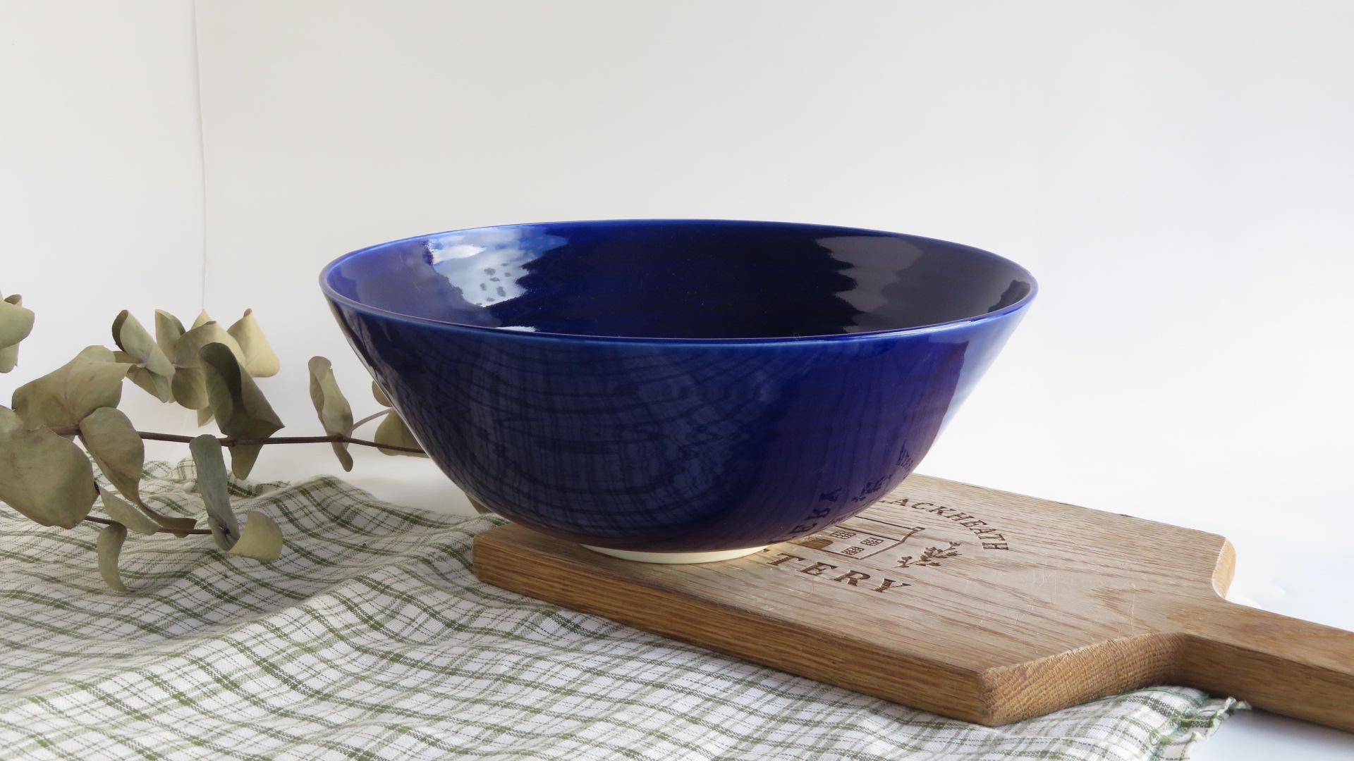 Large Serving Bowl | Large Salad Bowl |handmade Porcelain Serving Bowl ...