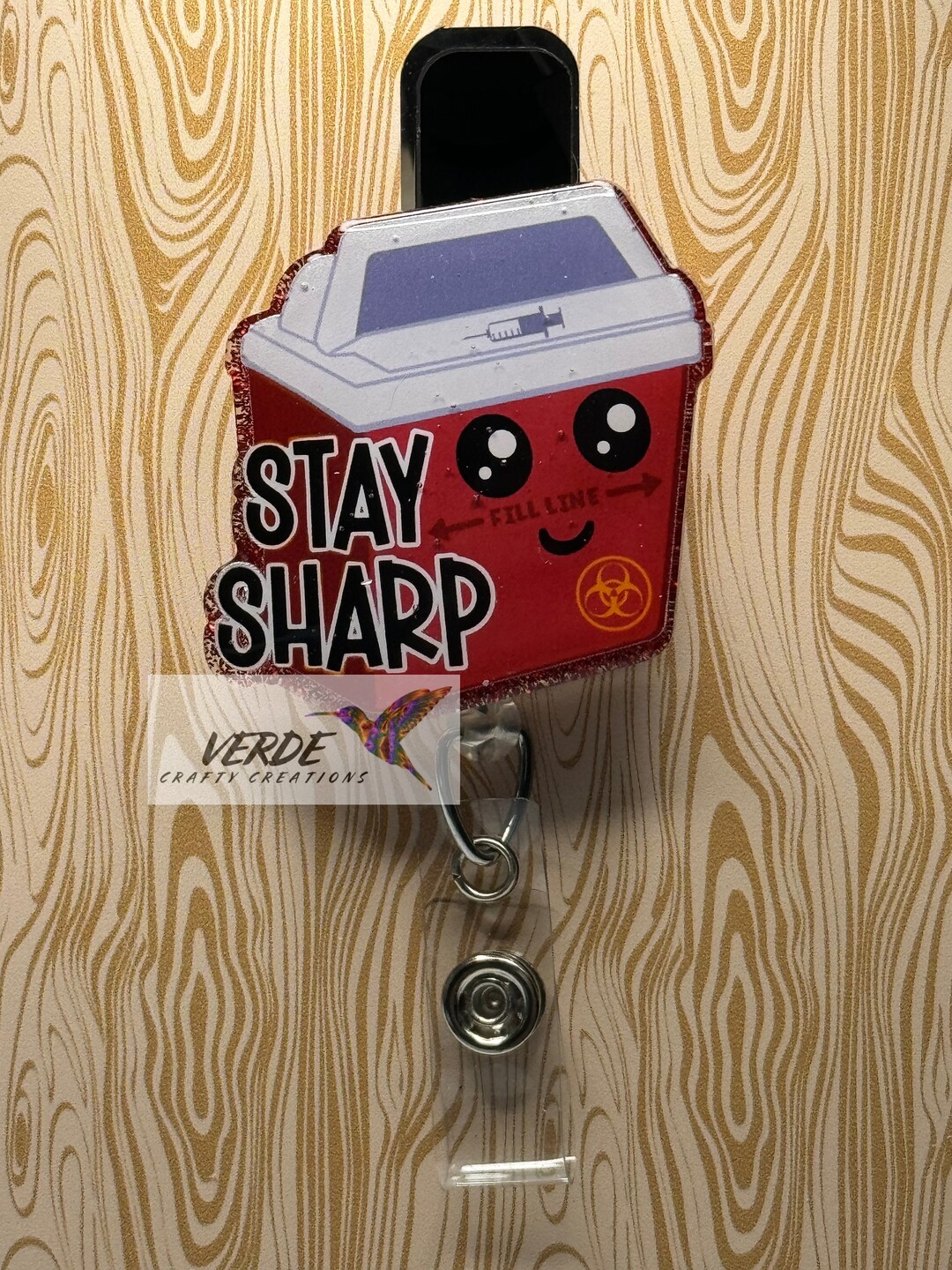 Stay Sharp Badge Reel: Handmade Nursing Phlebotomy Accessory - Etsy