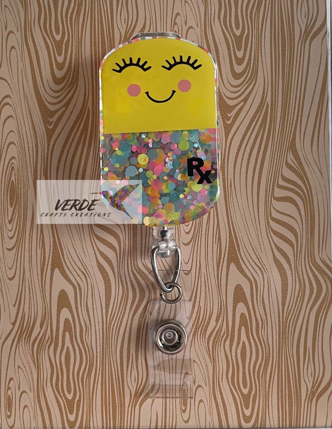 Happy Pill Badge Reel: Handmade Nursing ID Badge - Etsy