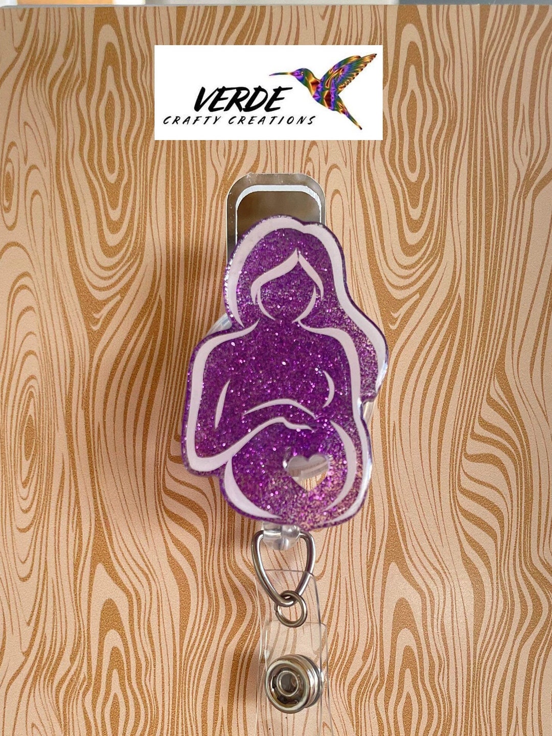 Pregnancy Badge Reel, Pregnant Love Badge Reel, Cute Badge Reel ...