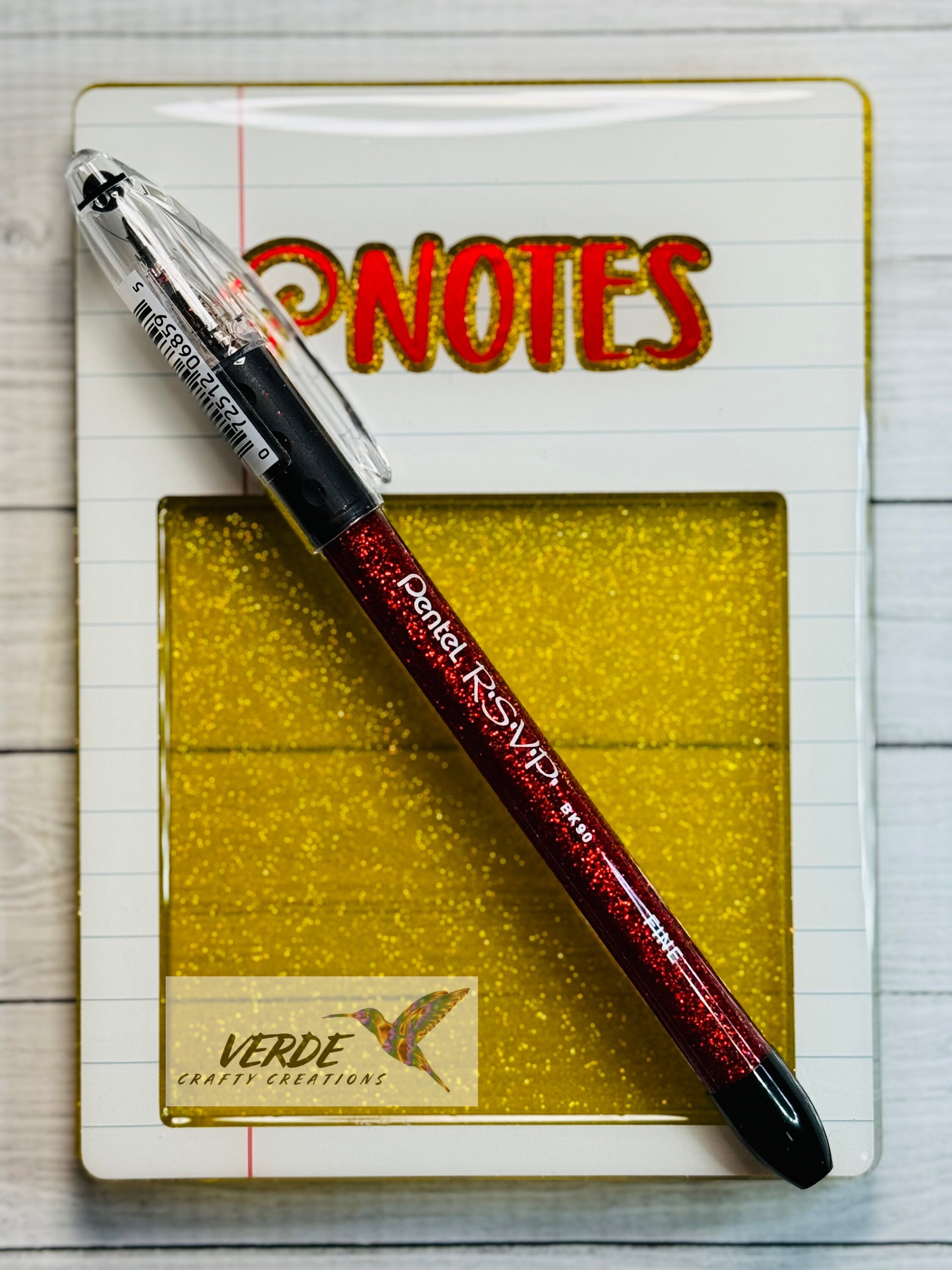 Notebook Paper Lined Notes Sticky Note Desk Holder - Etsy