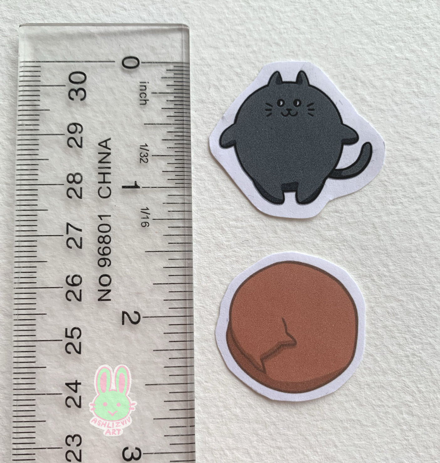 Pack of 5 Cute Funny Cat Stickers - Etsy