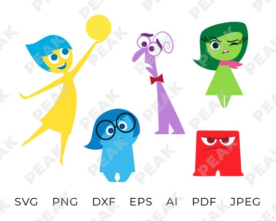 Inside Out svg Inside Out Bundle svg Inside Out cut file | Etsy