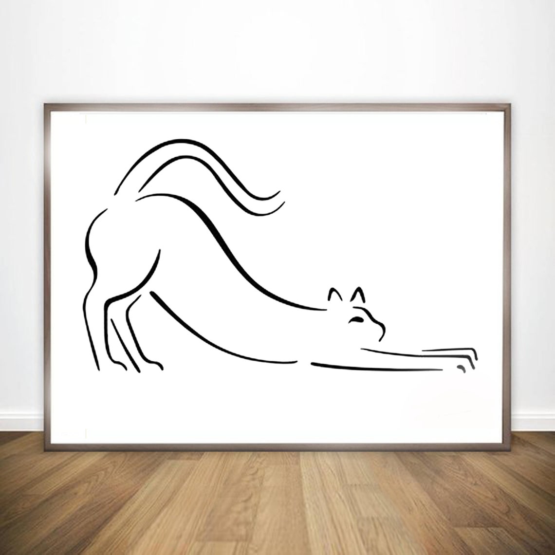 Picasso Cat Wall Art picasso line art Printable Wall Art | Etsy