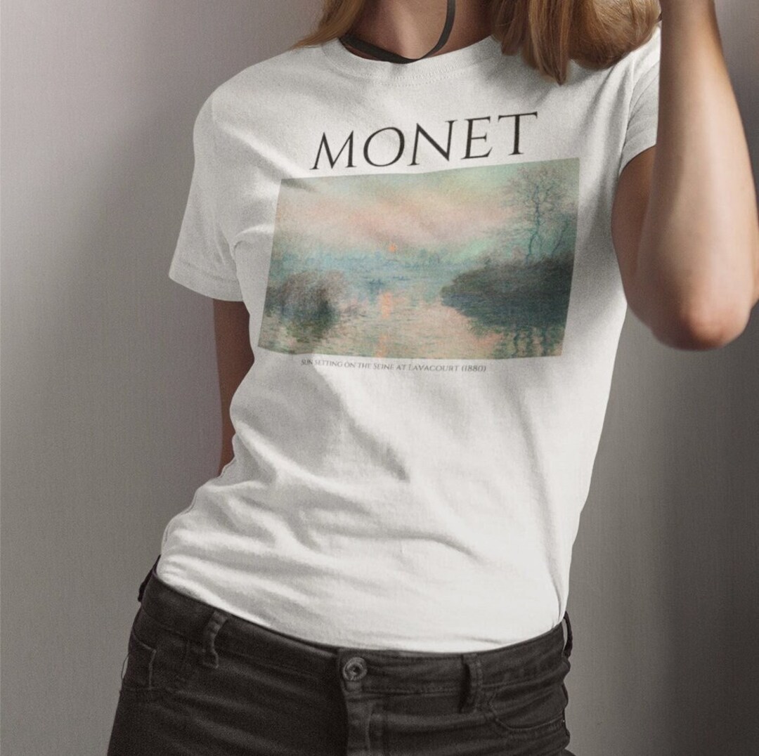 Claude Monet Shirt, Monet T Shirt, Aesthetic Shirt,artsy Shirts ...