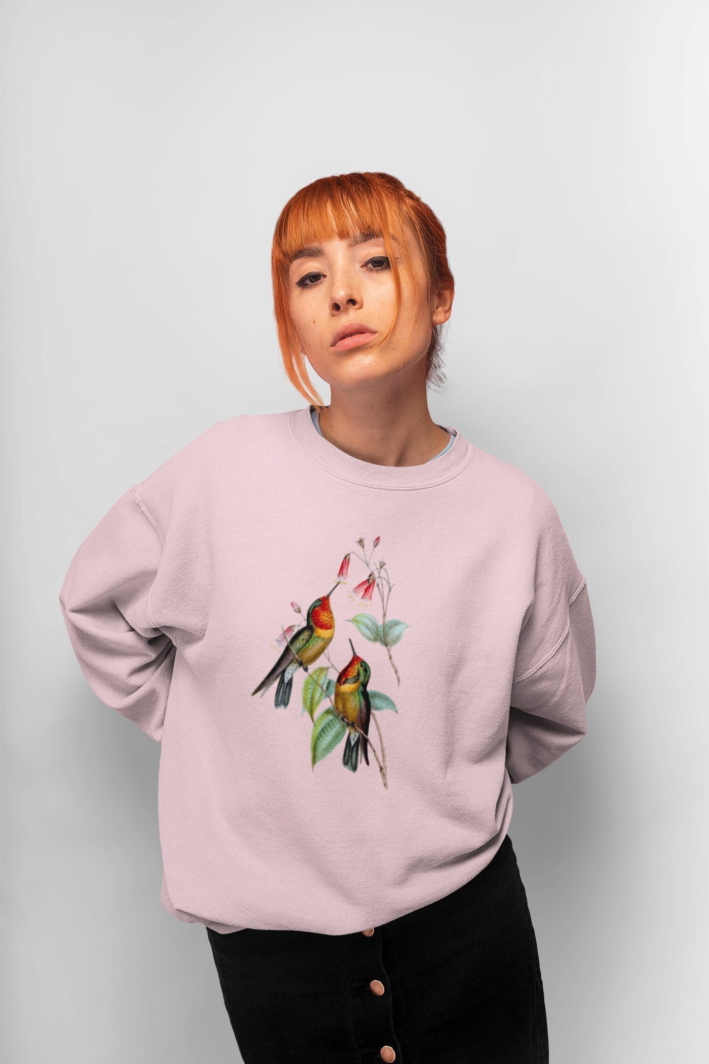 Hummingbird Sweater Hummingbird Gift Gift for Mom Bird | Etsy