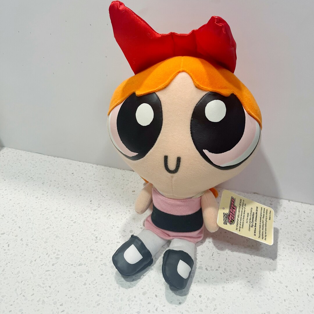 Power Puff Girls Blossom 9 Vintage Plush Cartoon Network 1999 Toy ...