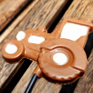Chocolate Tractor Lollipop Gift - Etsy UK