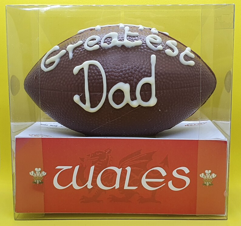 Chocolate Rugby Ball | Etsy UK