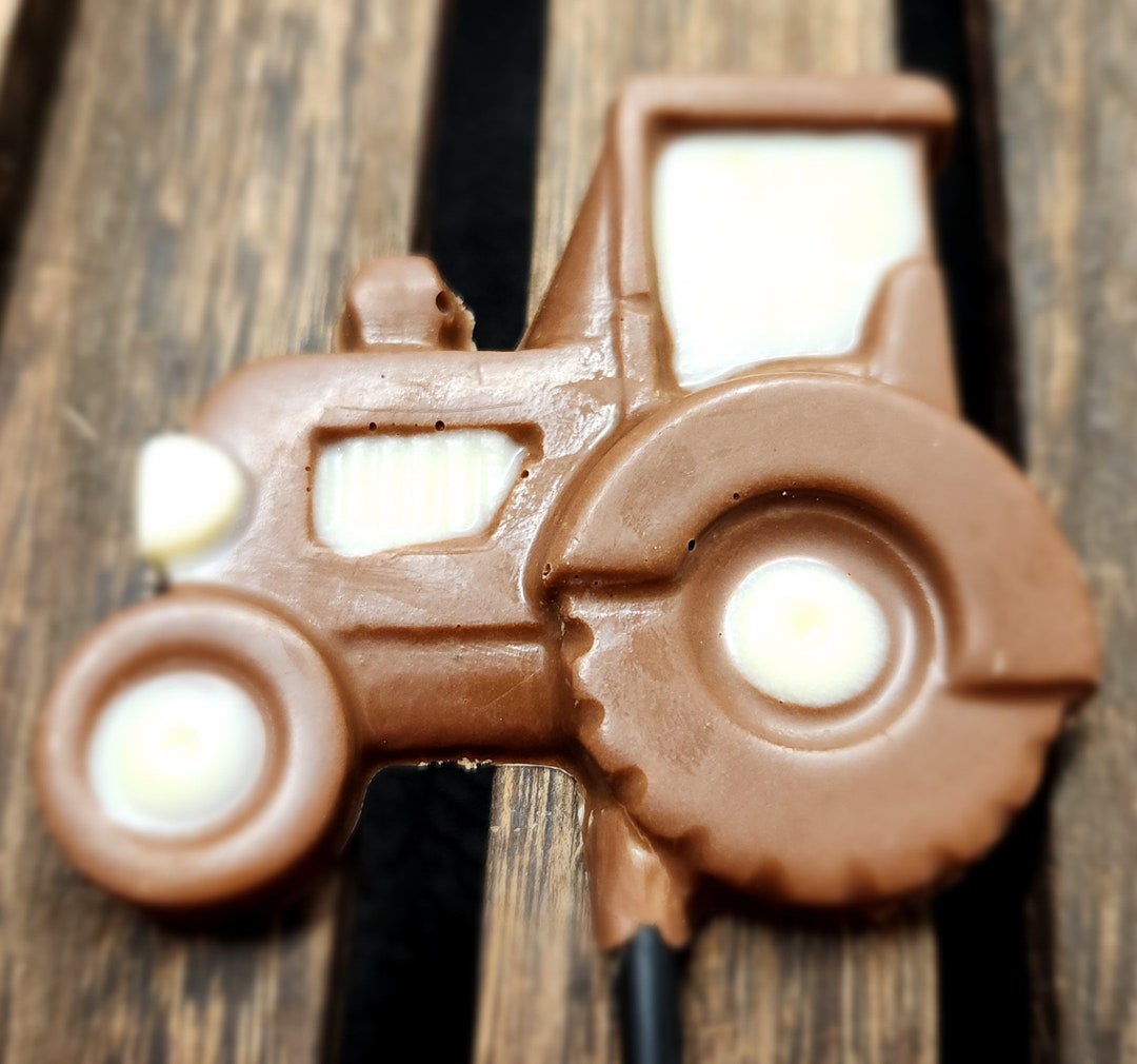 Chocolate Tractor Lollipop Gift - Etsy UK