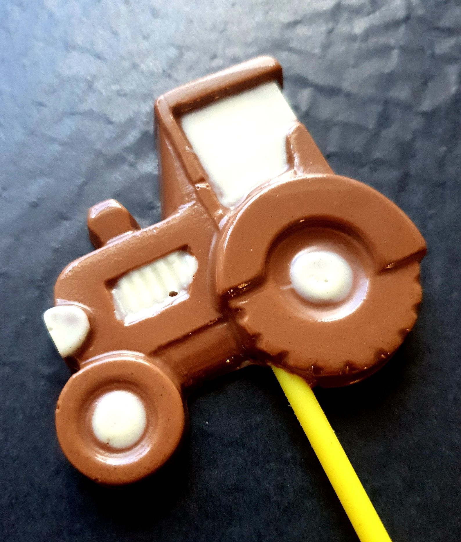 Chocolate Tractor Lollipop Gift - Etsy UK