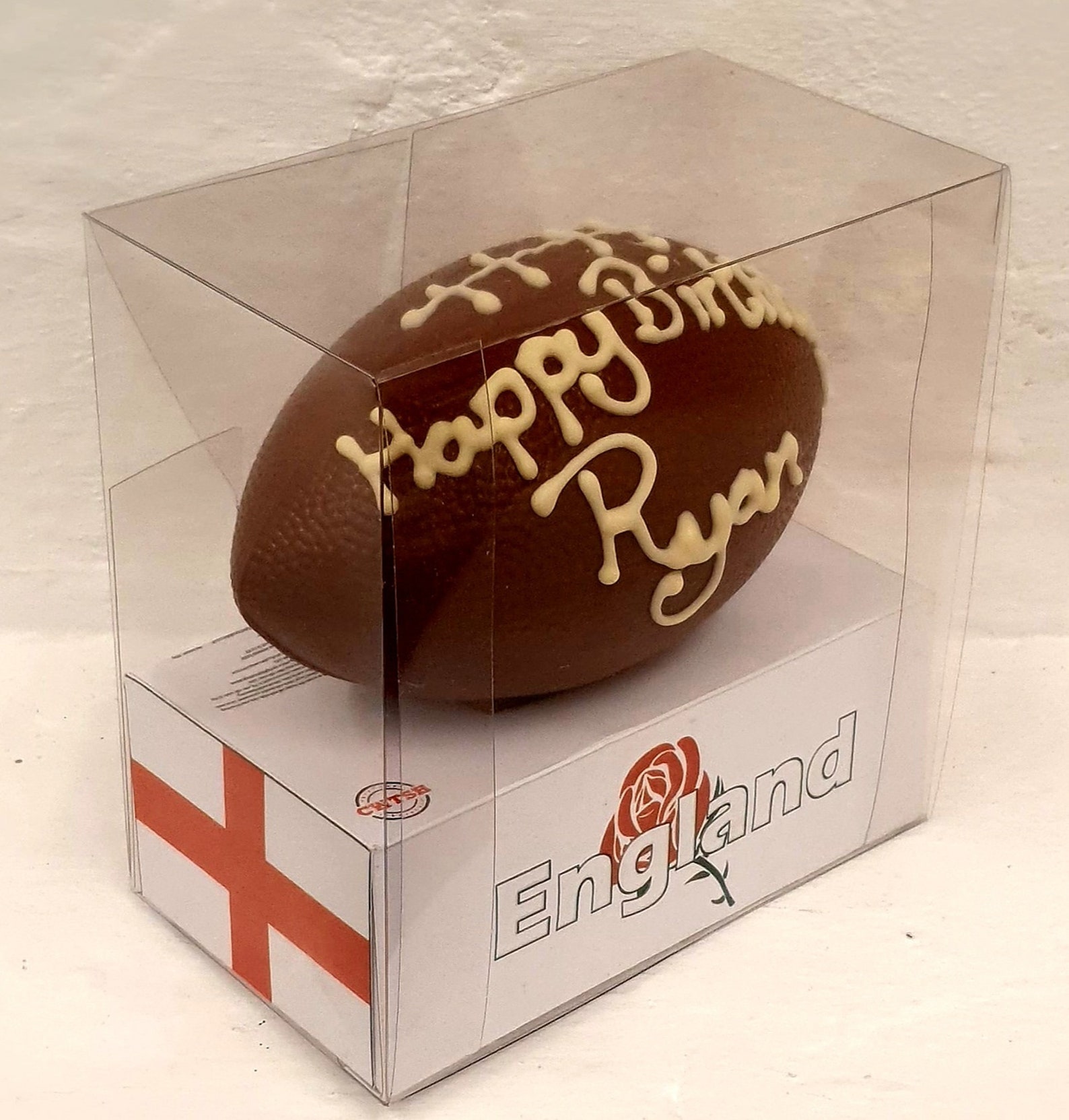 Chocolate Rugby Ball | Etsy UK
