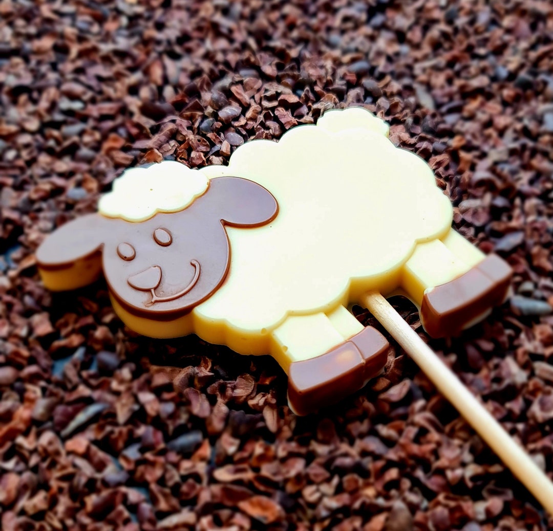 Chocolate Sheep Lollipop Gift Wales Welsh Farm - Etsy UK